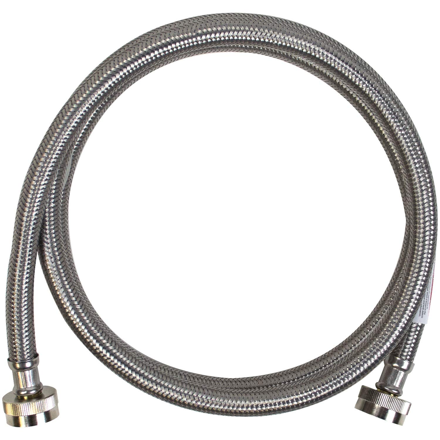 Certified Appliance Accessories STMKIT3 Braided Stainless Steel Steam Dryer Installation Kit, 6ft