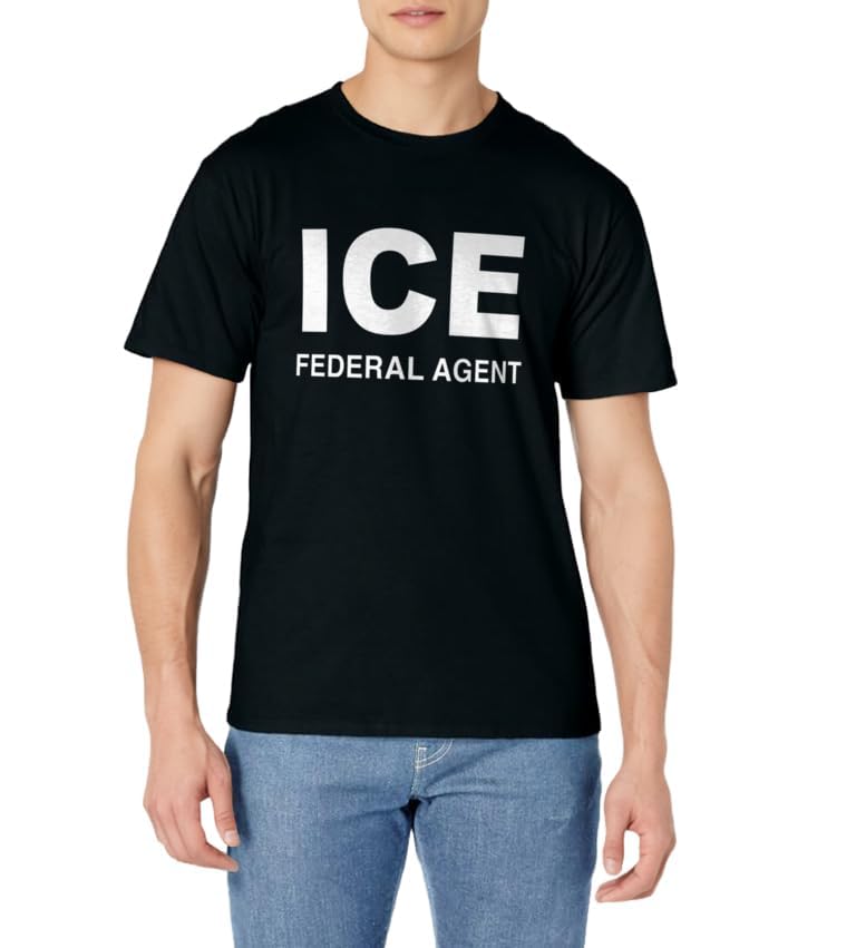 ICE Federal Agent Halloween Costume Police Immigration Shirt