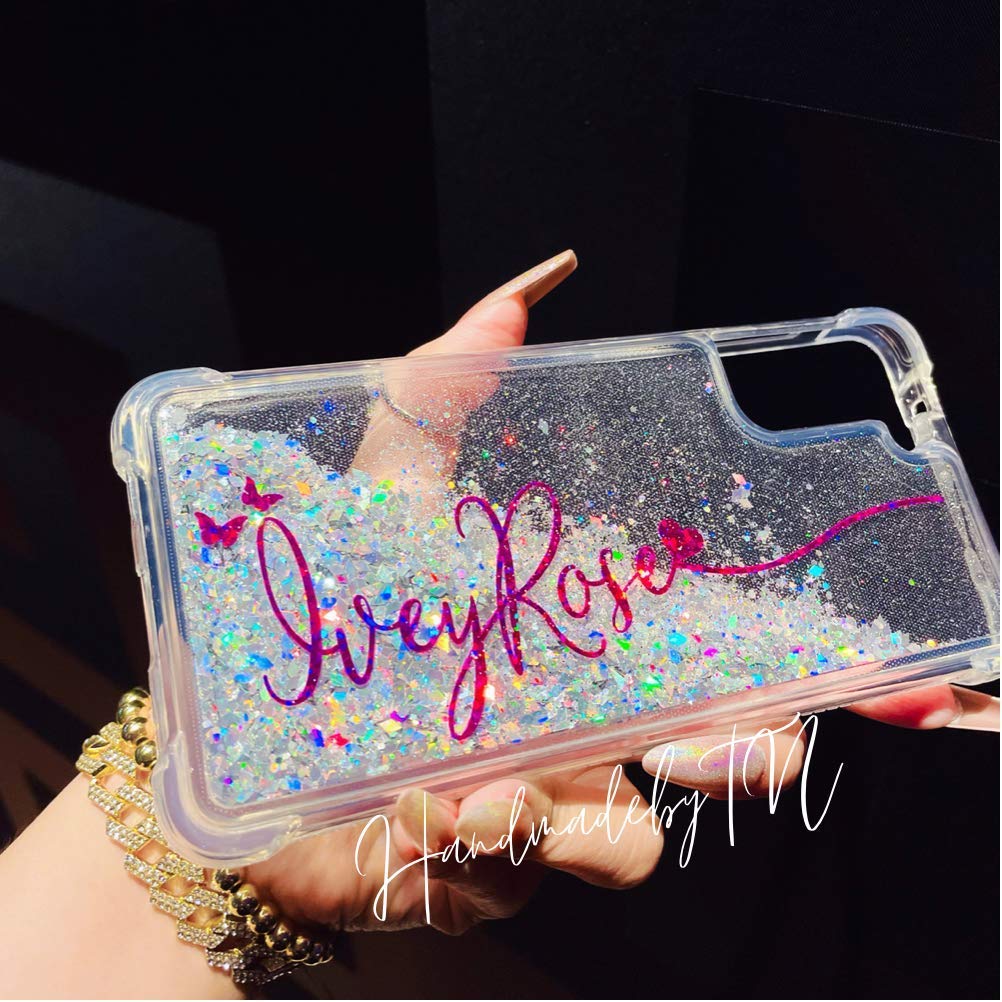 HandmadebyTN glitter case for iPhone 16 Pro max iPhone 14 Pro max Iphone 13 pro Max iphone 16 pro max iPhone 11 case | compatible for Galaxy S24 Ultra case Galaxy S23 Ultra S22 ultra S24 Plus case