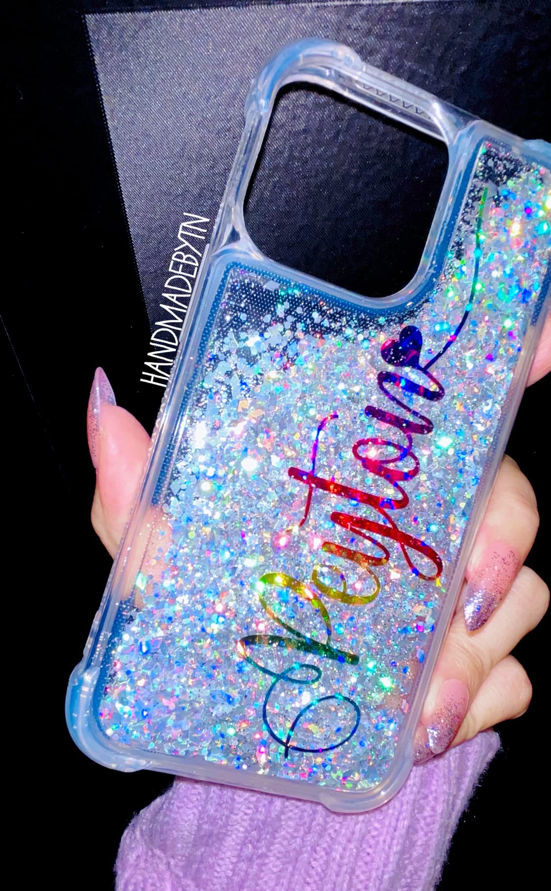 HandmadebyTN glitter case for iPhone 16 Pro max iPhone 14 Pro max Iphone 13 pro Max iphone 16 pro max iPhone 11 case | compatible for Galaxy S24 Ultra case Galaxy S23 Ultra S22 ultra S24 Plus case