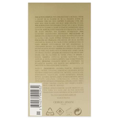 GIORGIO ARMANI Acqua di Giò Absolu Eau de Parfum Spray, Men, 4.2 Fl Oz