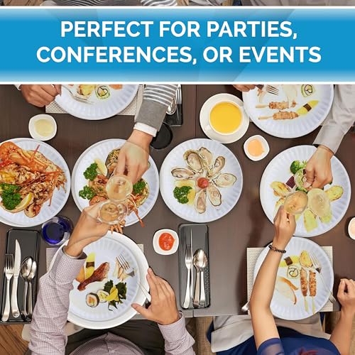 Perfectware - Kitchen essentials Paper Plate 6-300 6" Paper Plate, White (300 Count/pack)