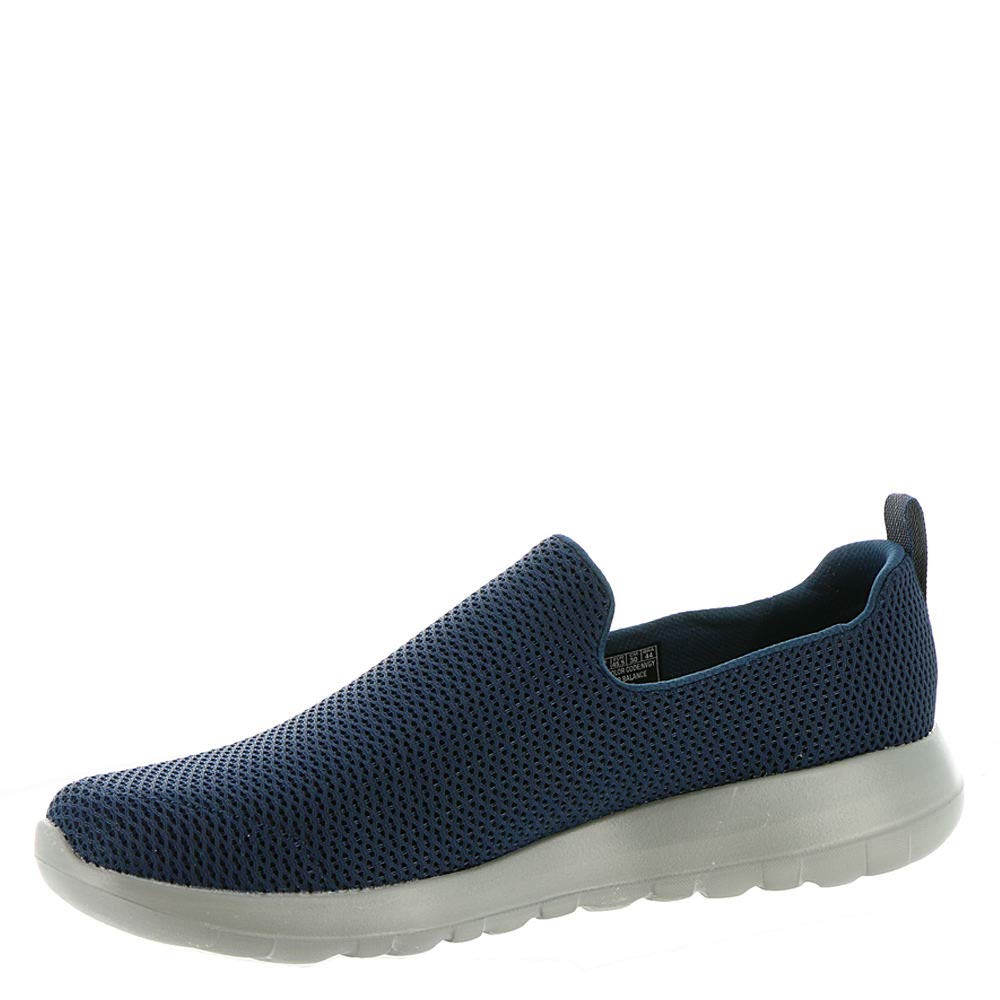 Skechers Men's Go Max-Athletic Air Mesh Slip on Walking Shoe Sneaker, Navy/Gray, 8.5