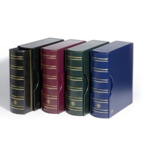 Lighthouse Grande G Classic Binder for 54 Certified Coins and Slab-Style Coin Holders PCGS, NGC, Lighthouse, Premier, Ursae Minoris Elite Red/Burgundy
