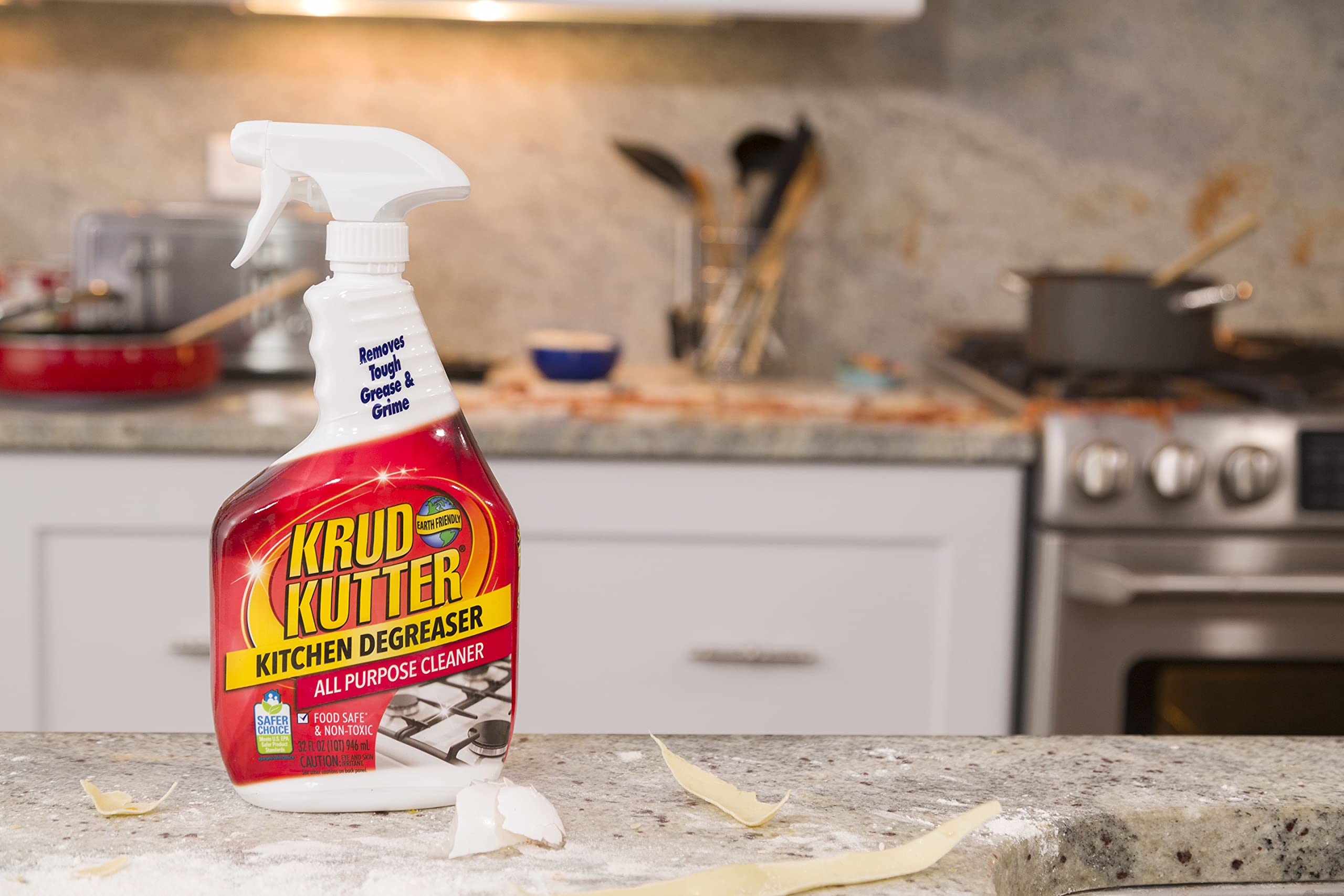Krud Kutter 305373 Kitchen Degreaser All-Purpose Cleaner, 32 oz
