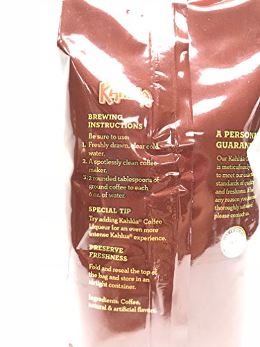 KAHLÃƒšA Kahlua French Vanilla Ground Coffee (2 bags/12 oz), brown