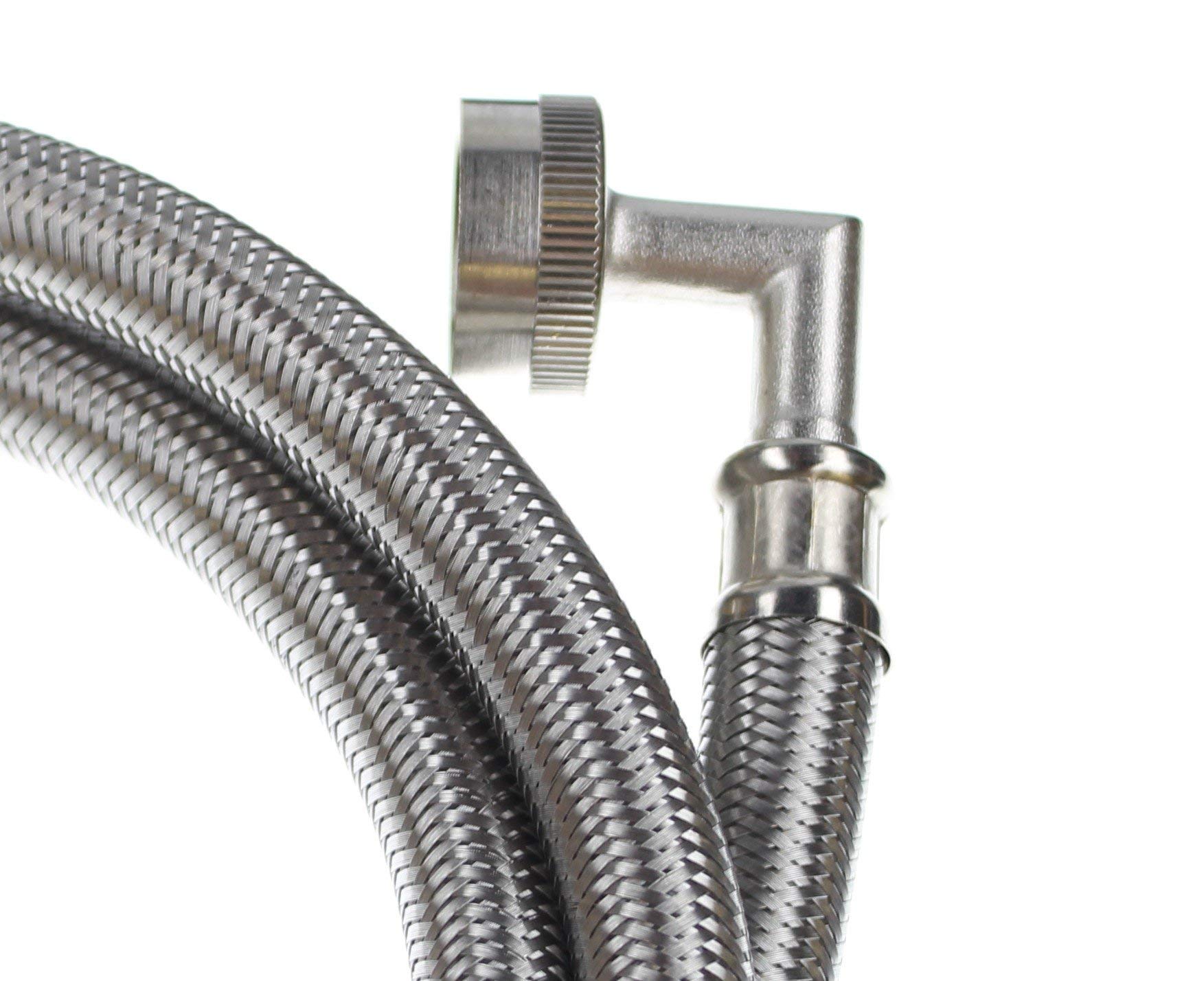 Premium Steam Dryer Hose Installation Kit - Stainless Steel - Multiple Lengths from Kelaro