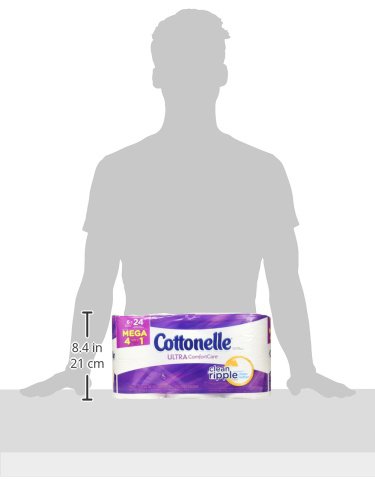 Cottonelle Ultra Comfort Care Toilet Paper, Bath Tissue, 6 Mega Toilet Paper Rolls