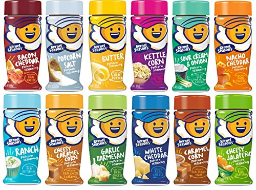 Kernel Season's - Complete Popcorn Seasoning Kit , Variety of 12 Flavors .