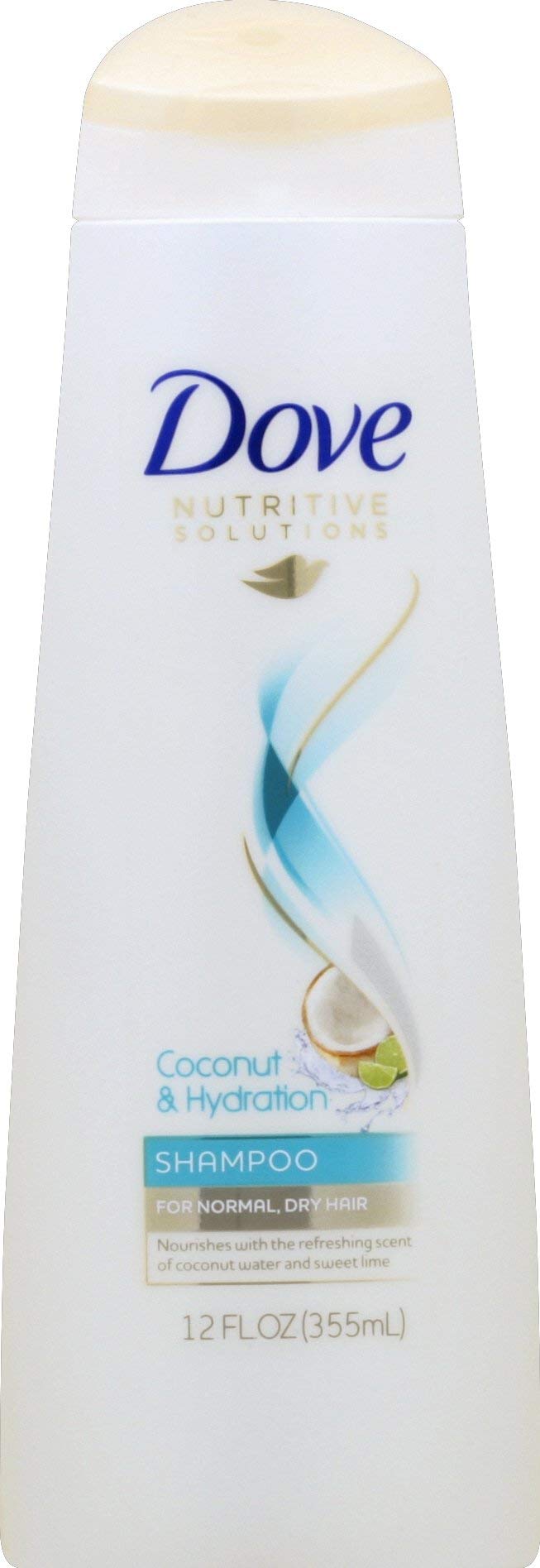 Dove Shampoo Coconut & Hydration for Dry Hair with Bio-Protein Care Technology and Coconut Oil 12 Fl Oz