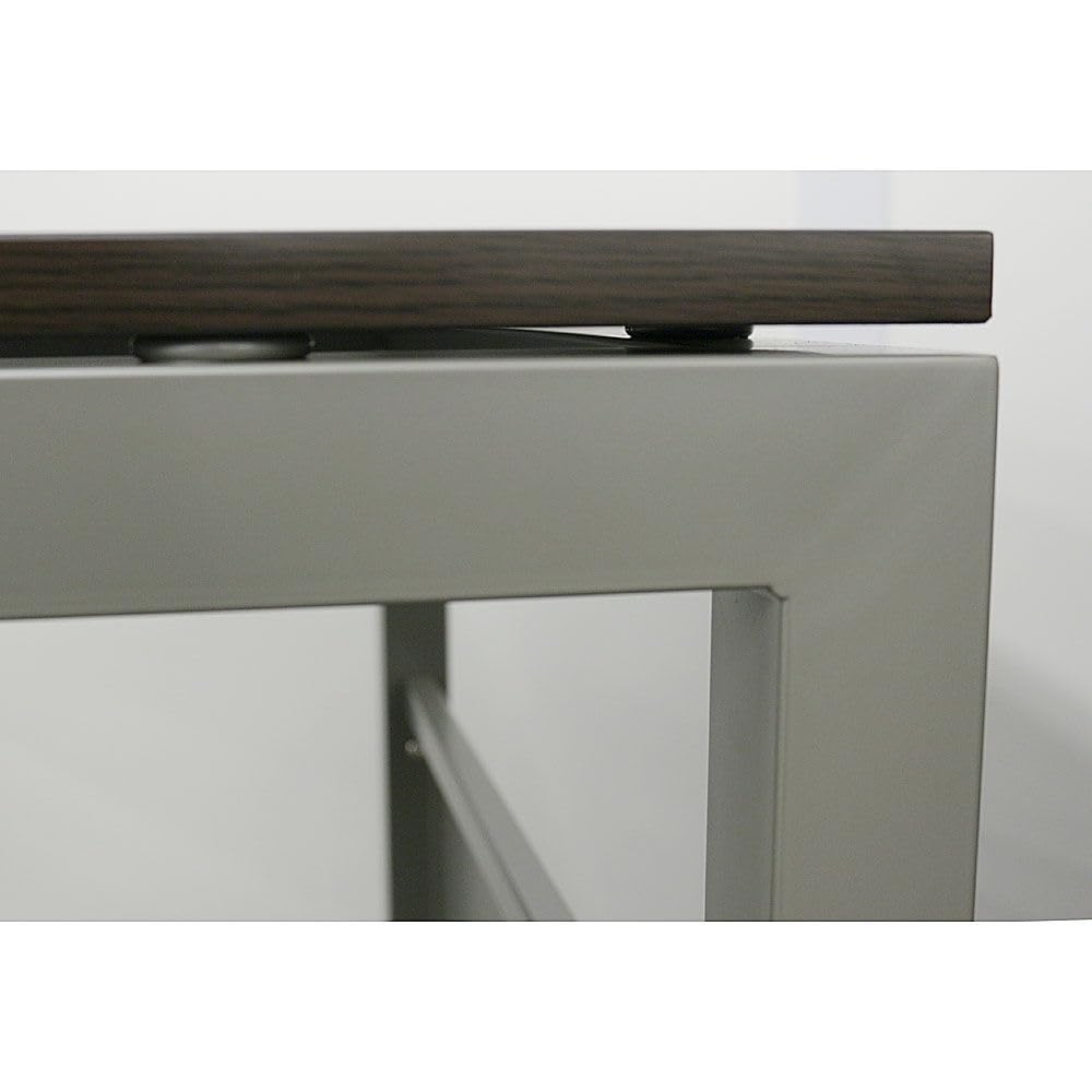 NBF at Work 6'x 3' Conference Tables - Laminate Conference Room Tables - Durable Office Meeting Table - Training Tables for Brainstorming Collaboration Sessions (32.02"D x 71.61"W x 29.25"H, Brown)