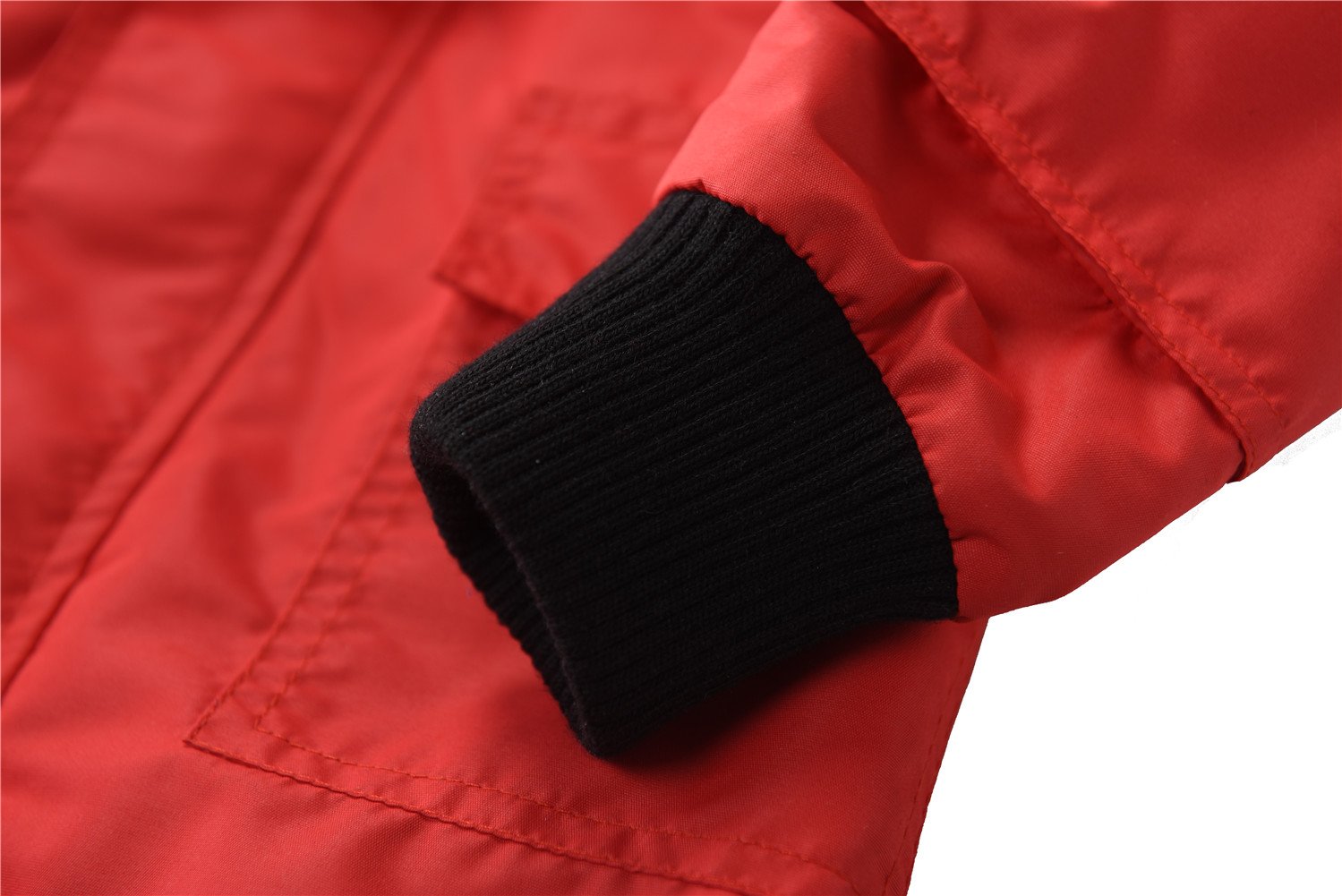 M2C Boys Girls Cotton Lined Rain Jacket Waterproof Light Windbreaker 4T Red