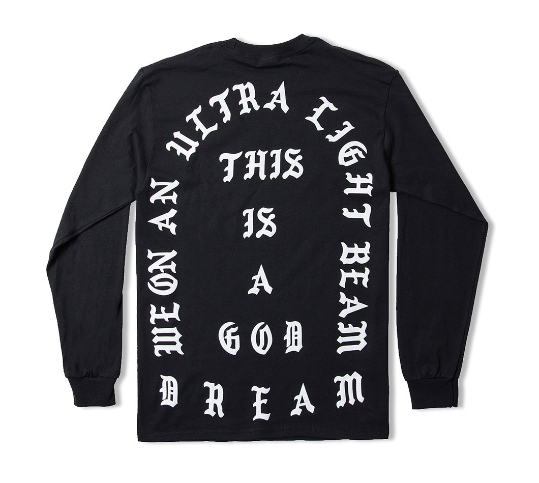 The Life of Pablo Tour | I Feel Like Pablo Crew Neck Sweatshirt - Comfortable Pullover, Soft Cotton Blend, Made in USA (US, Alpha, X-Large, Regular, Regular, Black)