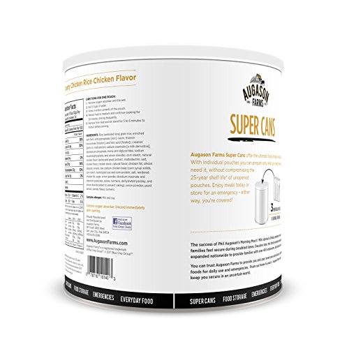 Augason Farms Creamy Chicken Rice Chicken Flavor 2 lbs 12 oz No. 10 Super Can