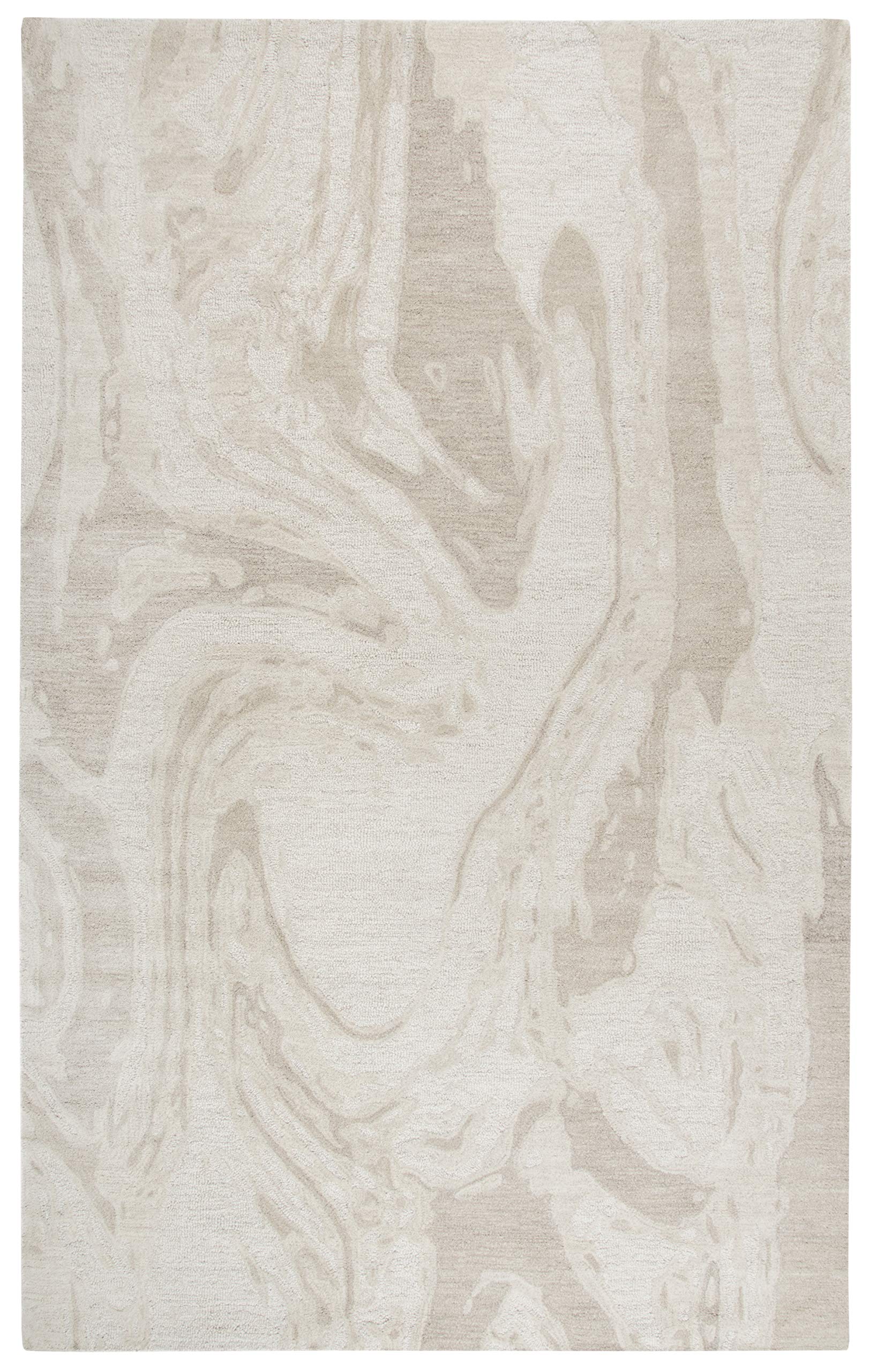 Rizzy Home | FA178B | Fifth Avenue Collection | Wool Area Rug | 8' x 10' | Beige/Gray/Rust/Blue Abstract