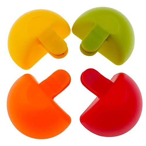 Luck Love Dip Clip Bowl Holder(Set of 8), Colorful Table Bowls Clip-on Dip Holders, For Tomato, Sauce, Salt, Vinegar, Sugar, Spices - Dip Bowl Party Ware