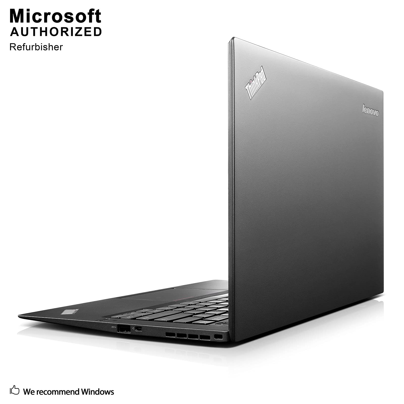 Lenovo 2nd Gen ThinkPad X1 Carbon 14in HD+ Laptop Computer, Intel Dual Core i7-4600U CPU up to 3.3GHz, 8GB RAM, 240GB SSD, HDMI, 802.11ac, Bluetooth, Windows 10 Professional (Renewed)