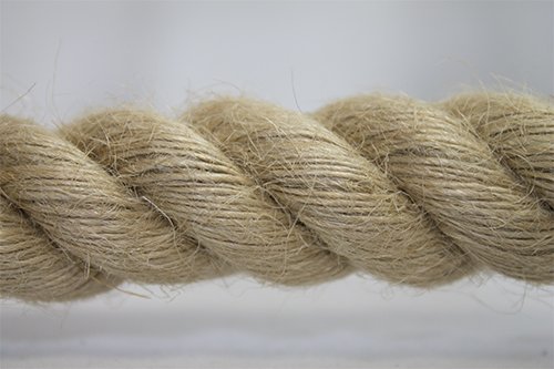 52 Inch Natural Rope (Large) - Flexible Bendable Climbing Rope Perch Cage Accessory Toy - Sugar Gliders, Squirrels, Degus, Marmosets, Monkeys, Parrots, Birds, Rats & Other Small Pets