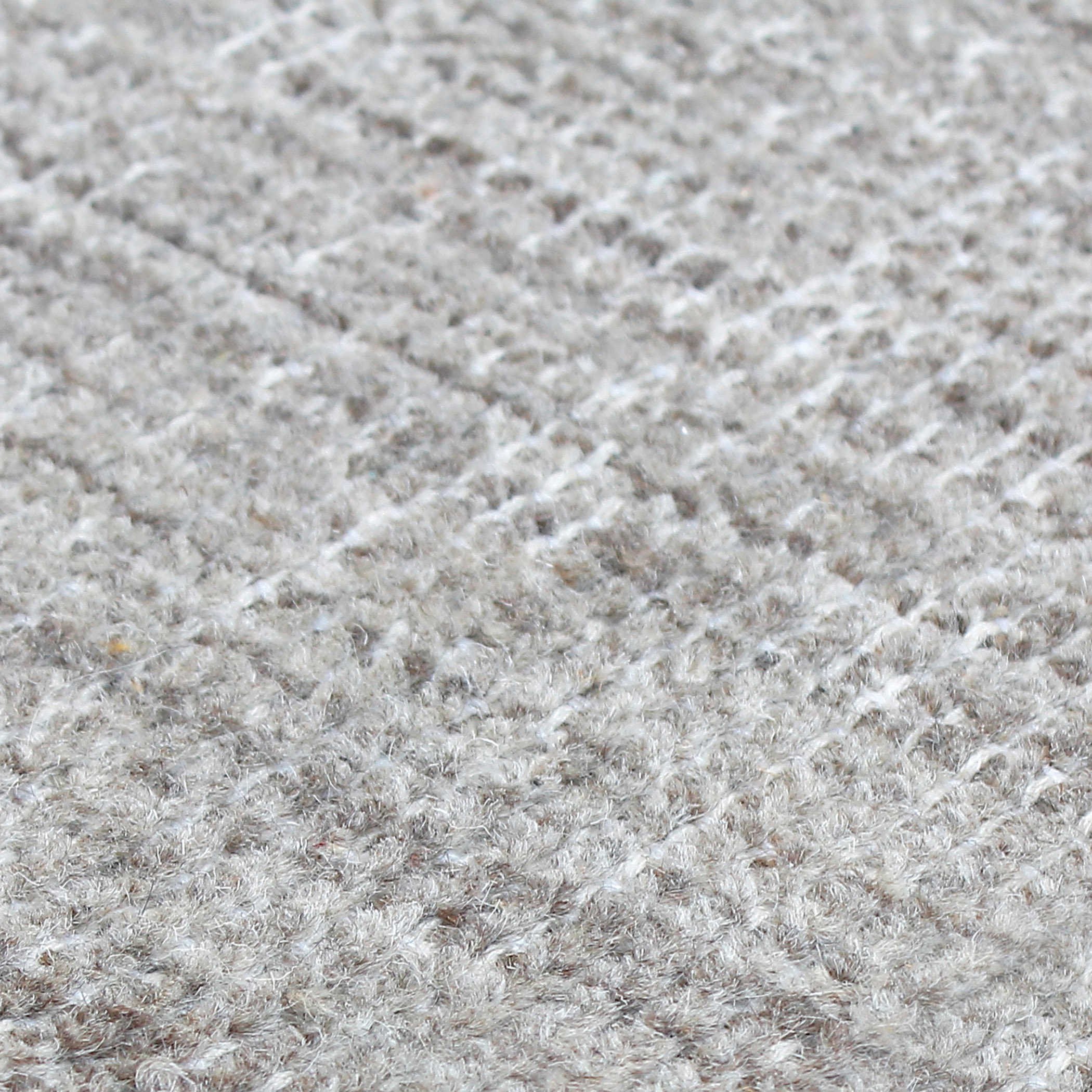 MY SWANKY HOME Hand Woven Wool Soft Dark Gray Area Rug | 8 x 10 Striated Striped