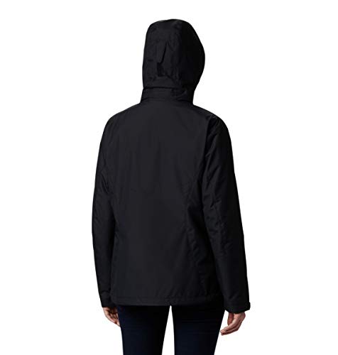 Columbia Women’s Bugaboo II Fleece Interchange Winter Jacket, Waterproof & Breathable, Black, Medium