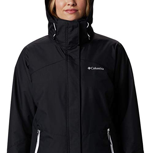 Columbia Women’s Bugaboo II Fleece Interchange Winter Jacket, Waterproof & Breathable, Black, Medium