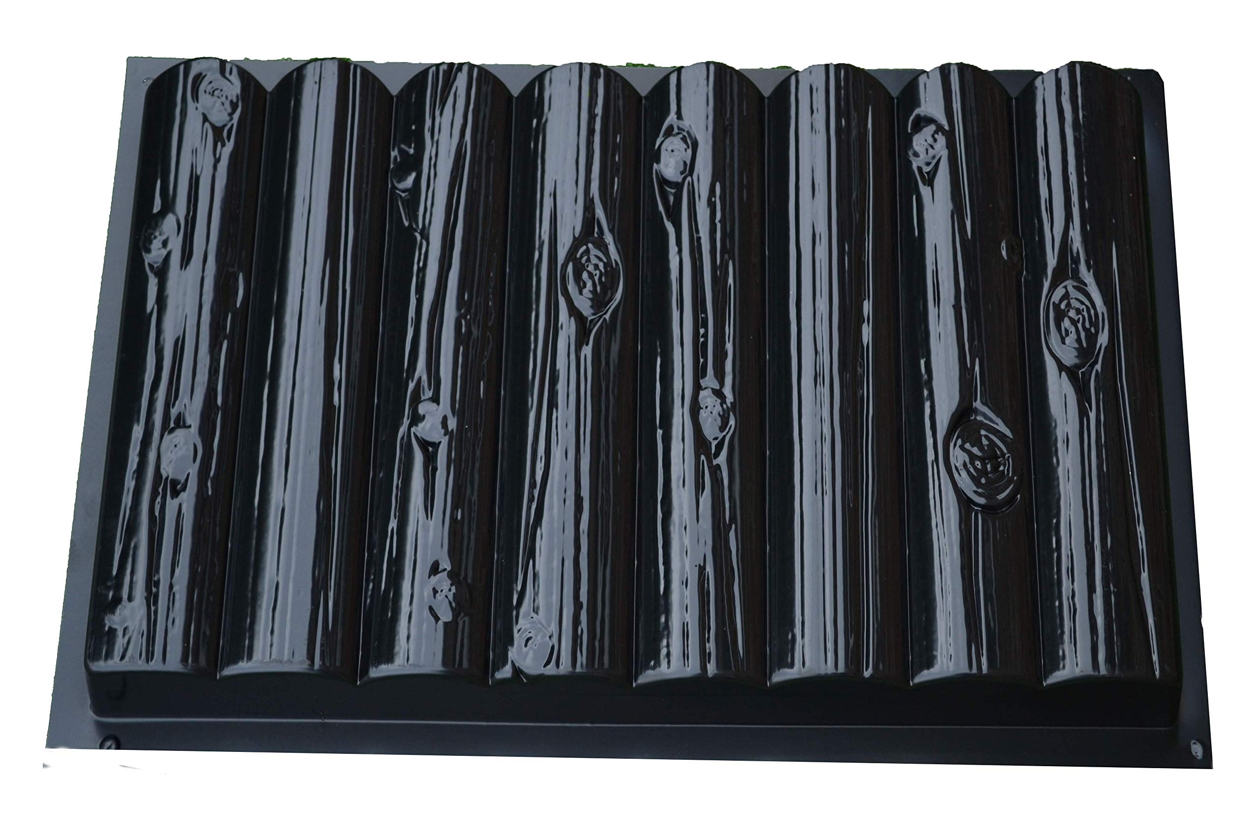 Concrete Molds DIY Sold 1 Piece Edge Stone Mold Log Edging Border Mold ABS Plastic Plaster Concrete Cement BR12