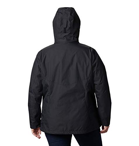 Columbia Women’s Bugaboo II Fleece Interchange Winter Jacket, Waterproof & Breathable, Black, Medium