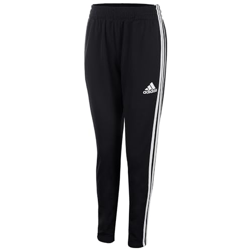 adidas Boys' Tapered Trainer Pant, Black, Large