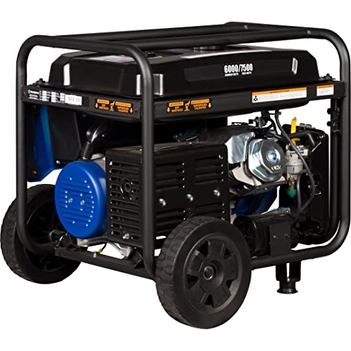 Westinghouse Outdoor Power Equipment 7500 Peak Watt Home Backup Portable Generator, Transfer Switch Ready 30A Outlet, Gas Powered