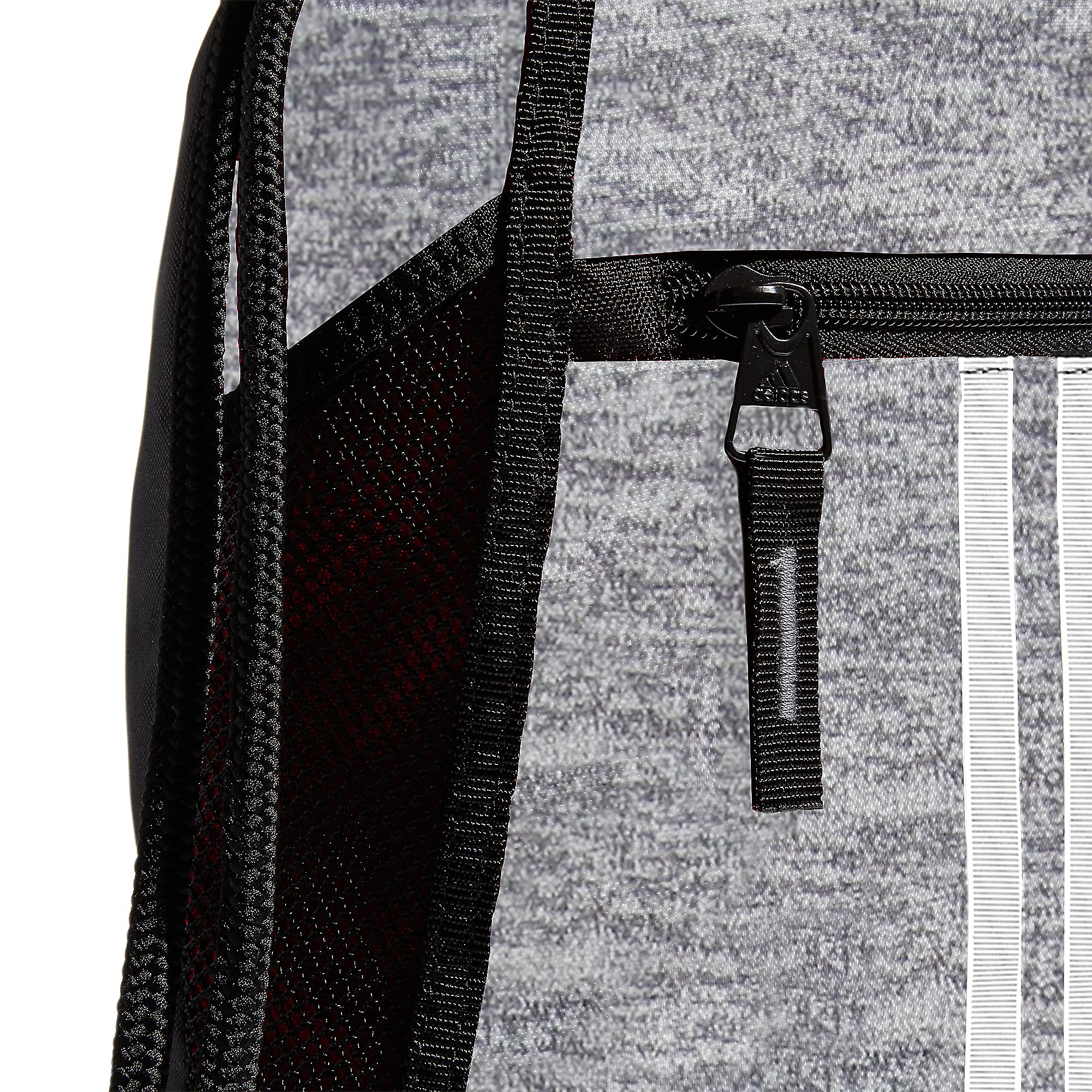 adidas Unisex Alliance Sackpack (12L) Lightweight Athletic Small Drawstring Team Sports Workout Bag, Jersey Onix Grey/Black/White, One Size