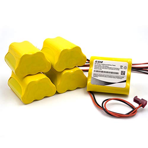 YUTSUJO (5-Pack) 6V AA Ni-CD Battery Pack Replacement for Sure-Lite 026-149, SL026-149, S/L 026-149, ANIC1204, Energizer 41B020AF17201,Dantona CUSTOM-55 Emergency Lighting