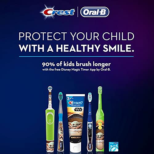 Oral-B Kids Manual Toothbrush Featuring Star Wars The Mandalorian, Soft Bristles, for Children and Toddlers 3+, Pack of 6