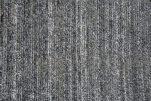 Rizzy Home | GH719A | Grand Haven Collection | Wool / Viscose Area Rug | 8' x 10' | Denim /Gray/Rust/Blue Solid