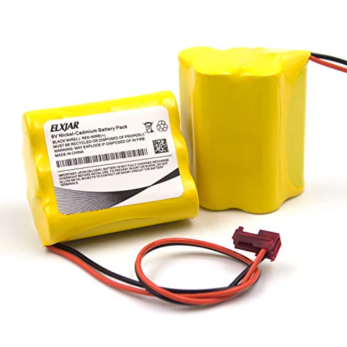 YUTSUJO (5-Pack) 6V AA Ni-CD Battery Pack Replacement for Sure-Lite 026-149, SL026-149, S/L 026-149, ANIC1204, Energizer 41B020AF17201,Dantona CUSTOM-55 Emergency Lighting