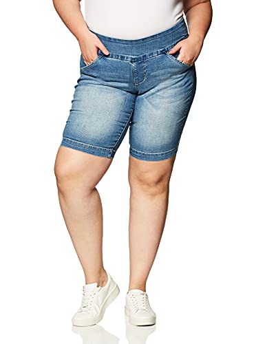 JAG Jeans Women's Ainsley Pull-On Bermuda Short, Horizon Blue, 2