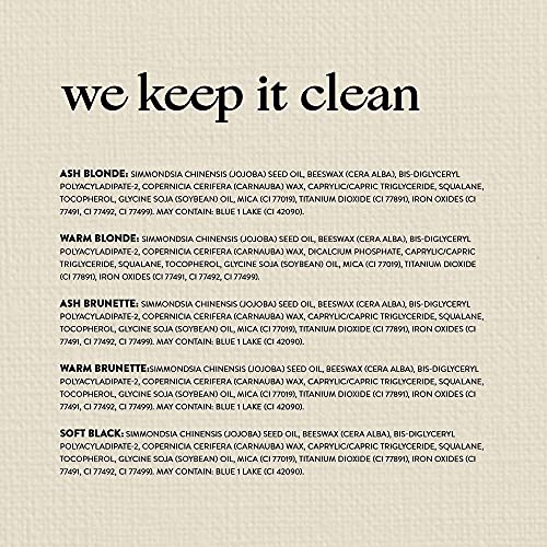 Honest Beauty Eyebrow Pencil, Soft Black with Jojoba Seed Oil | Buildable & Blendable | EWG Certified + Dermatologist & Ophthalmologist Tested & Cruelty Free | .039 oz.