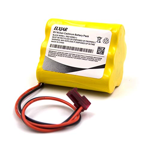 YUTSUJO (5-Pack) 6V AA Ni-CD Battery Pack Replacement for Sure-Lite 026-149, SL026-149, S/L 026-149, ANIC1204, Energizer 41B020AF17201,Dantona CUSTOM-55 Emergency Lighting