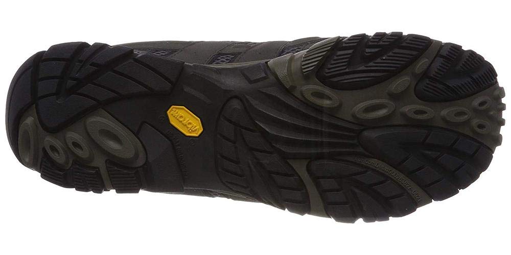 Merrell Men's Moab 2 MID GTX High Rise Hiking Boots, Black/Black, 10