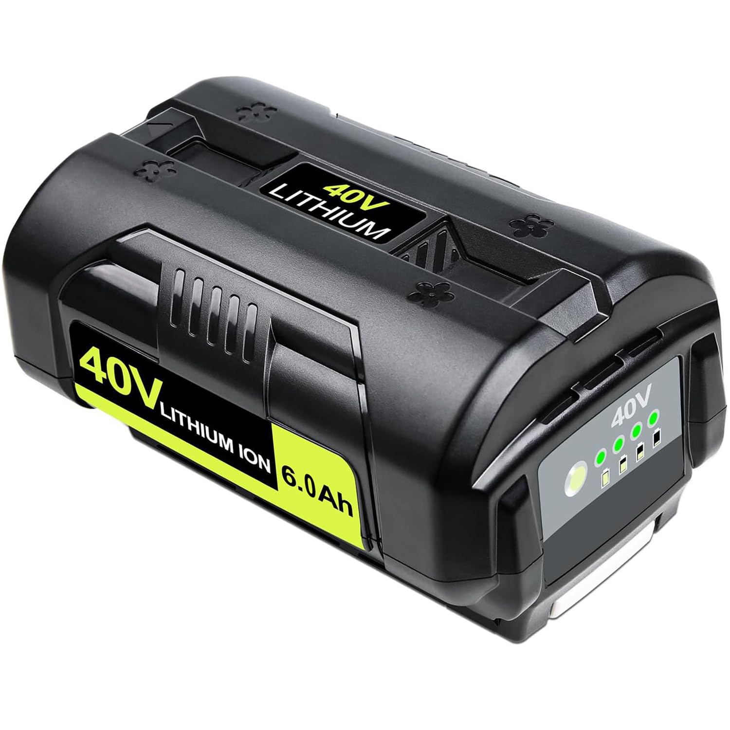 DTK 40V Lithium Battery Replacement for Ryobi 40V Battery OP4026 OP40201 OP40261 OP4040 OP4050 OP40601