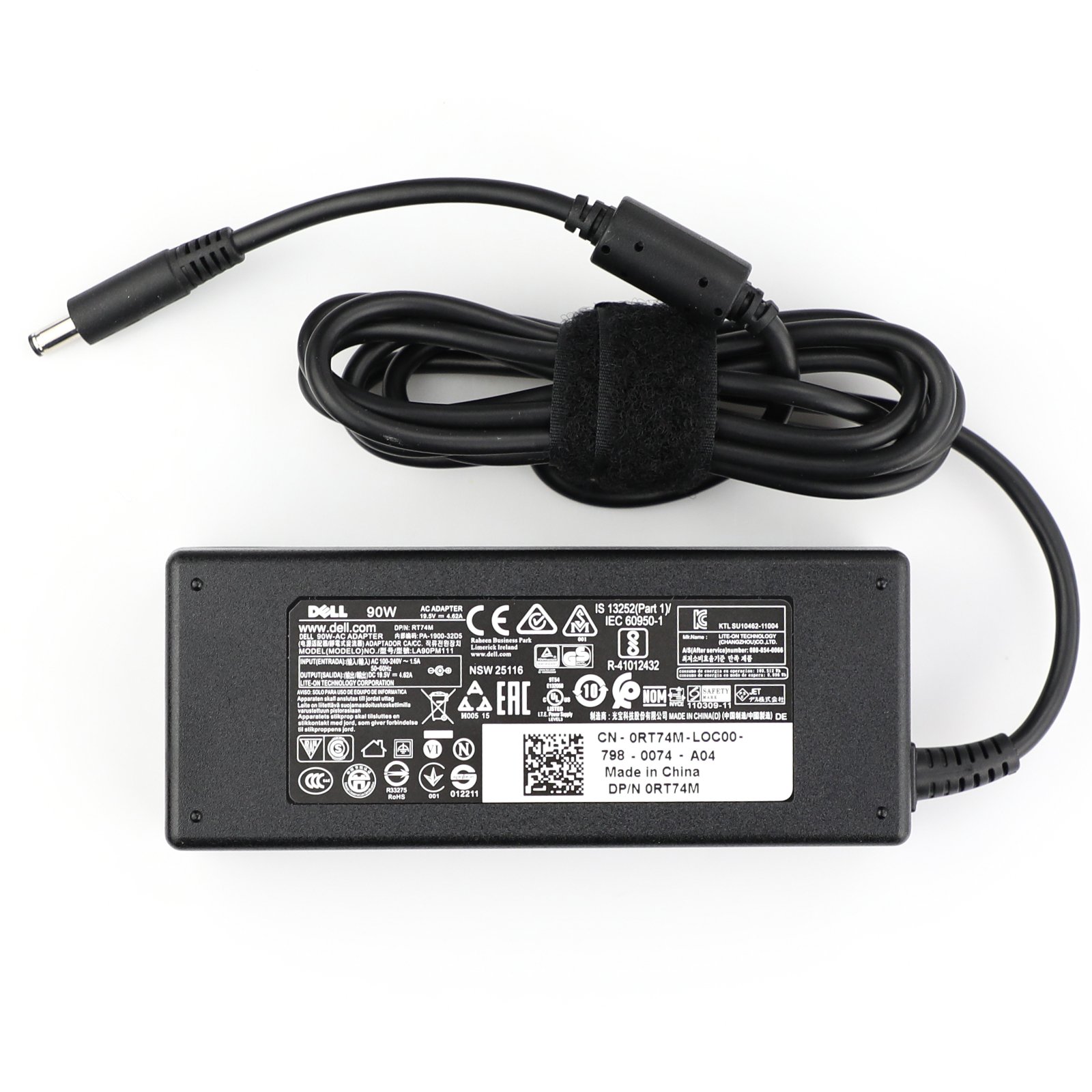 Dell 90W Replacement AC Adapter for Dell XPS 13 (L321X) / (L322x), 13 (9343), XPS 12 (9Q23) / (9Q33), 11 (9P33), 100% Compatible with P/N: RT74M, 0RT74M, VRJN1, LA90PM111, PA-1900-32D5