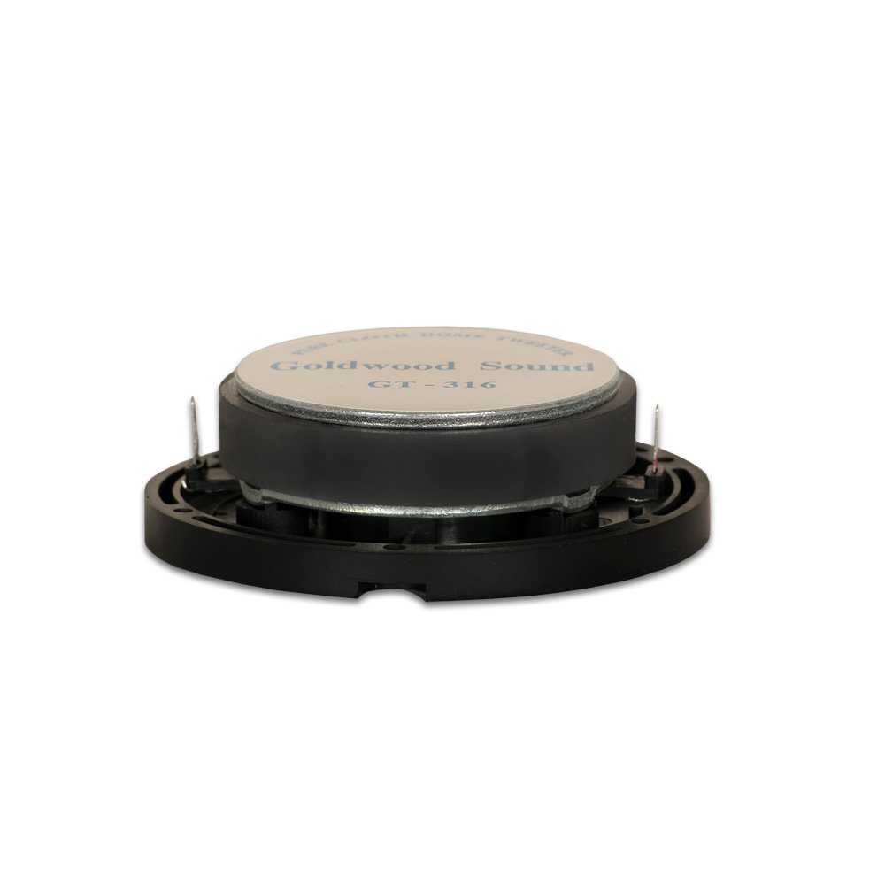Goldwood Sound, Inc. Sound Module, Black Soft Dome Tweeters 100 Watt Each 8ohm Replacement Round 2 Tweeter Pack (GT-316-2)