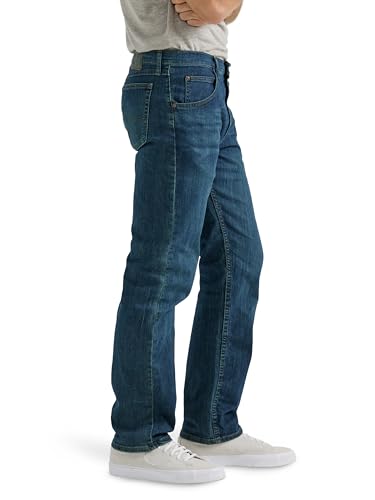 Wrangler Authentics Men's Classic 5-Pocket Regular Fit Jean, Twilight Flex, 30W x 36L