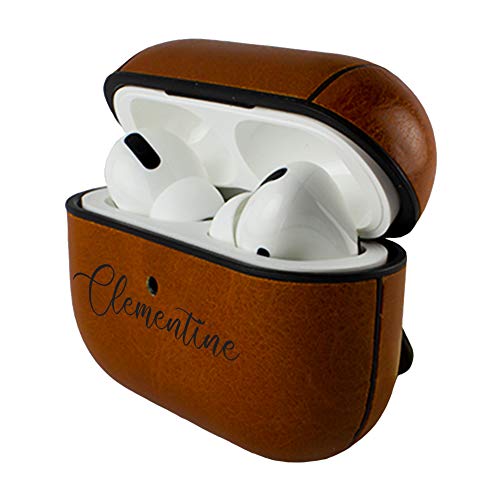 AudioSpice Custom Name Case for AirPods Pro (1st Generation) β Personalized Design β Put Your Name or Text on a Leatherette Case for AirPods Pro β Name
