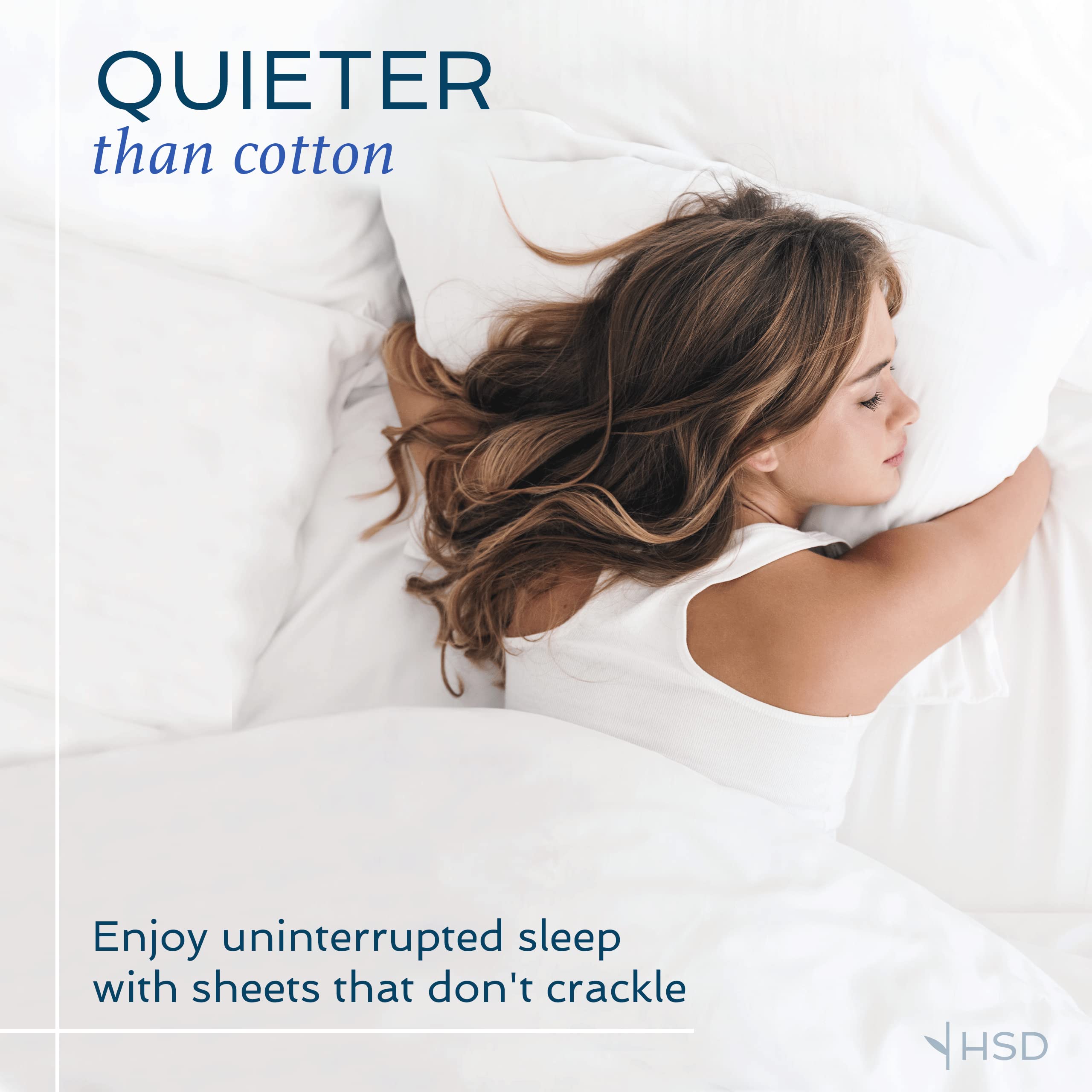 Hotel Sheets Direct Queen Size Pillowcases 2 Pack, 20x30 Inch, Cooling, Breathable Pillow Cases, 100% Viscose Derived from Bamboo Pillow Covers, Silky Soft for Hair & Skin, Elegant Bedroom Look, White