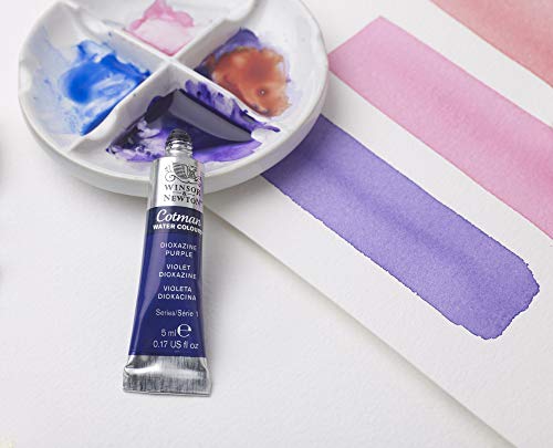 Winsor & Newton Cotman Watercolor Paint Set, 10 Colors, 5ml (0.17-oz) Tubes