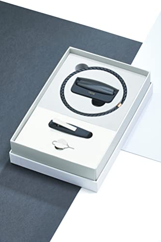 Airvida M1 Wearable Ionic Air Purifier| Titanium Necklace and Collar Clip| 99% removal rate verified by 3-party labs| USB rechargeable (19.6 in, Black)| Best gift for mom