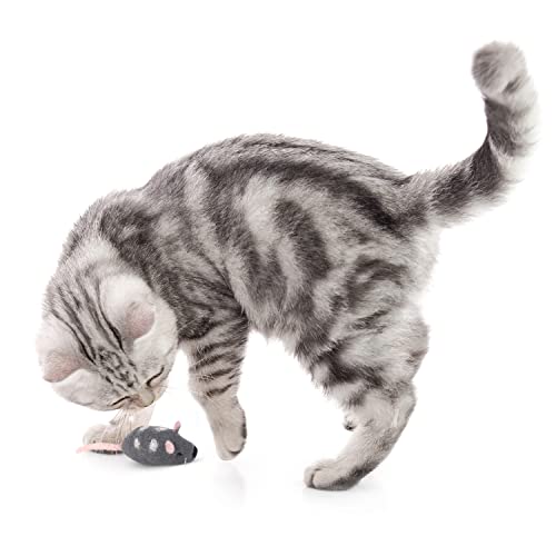 Feltcave Wool Cat Mouse Toys β Handmade Felt Mouse Cat Toy Without Catnip, Cat Toys for Indoor Cats, Cat Mice Toys 4-Pack