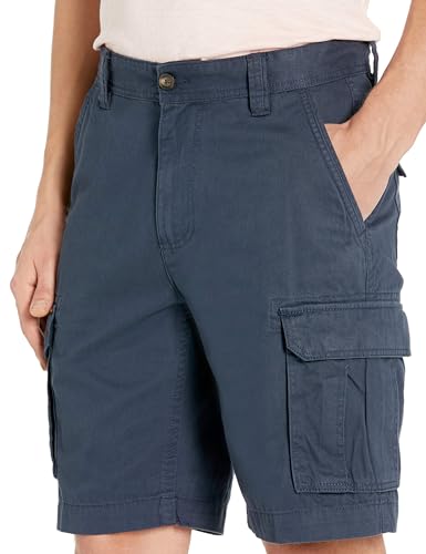 Amazon Essentials Men's Classic-Fit Cargo Short (Available in Big & Tall), Dark Navy, 34