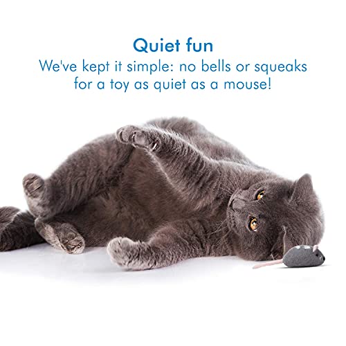 Feltcave Wool Cat Mouse Toys β Handmade Felt Mouse Cat Toy Without Catnip, Cat Toys for Indoor Cats, Cat Mice Toys 4-Pack