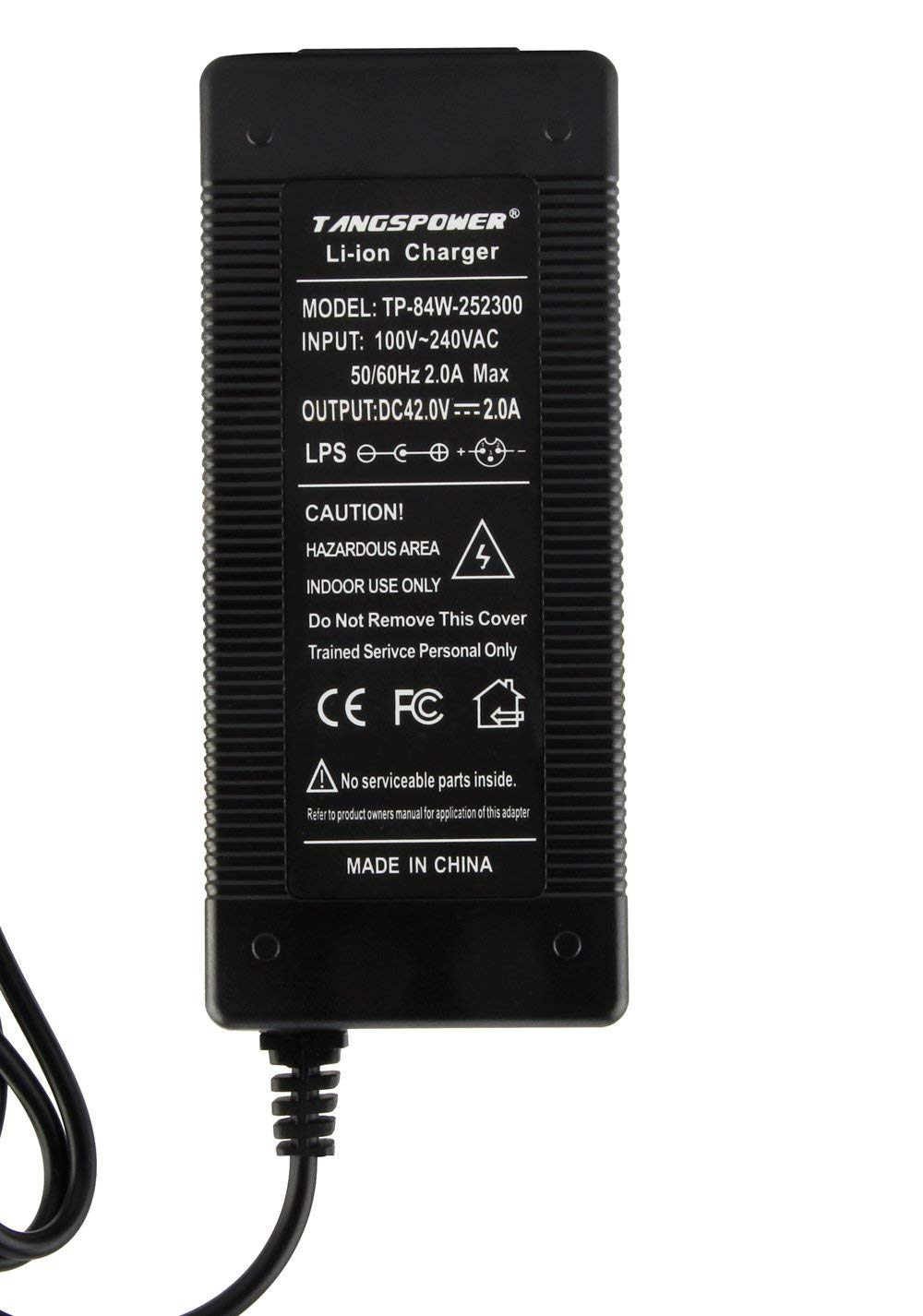 42V Charger PowerFast for 36V Pocket Mod Sports Lithium Battery Charger for 10Series 36V Battery Charger